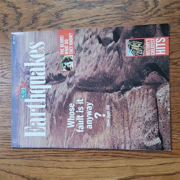 Kids Discover | Other | Vintage 9s Kids Discover Magazine Earthquakes ...